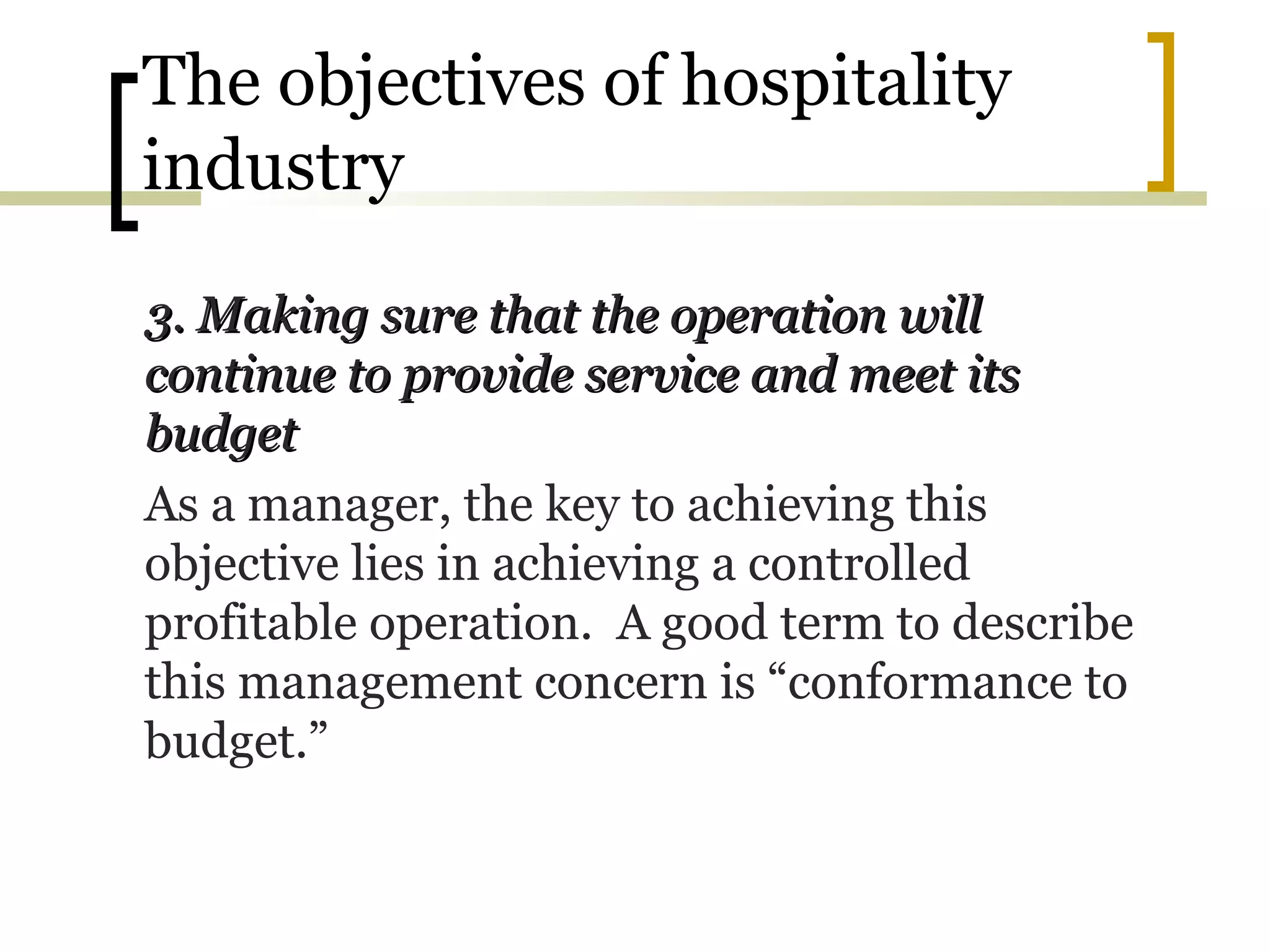 Hospitality management | PPT