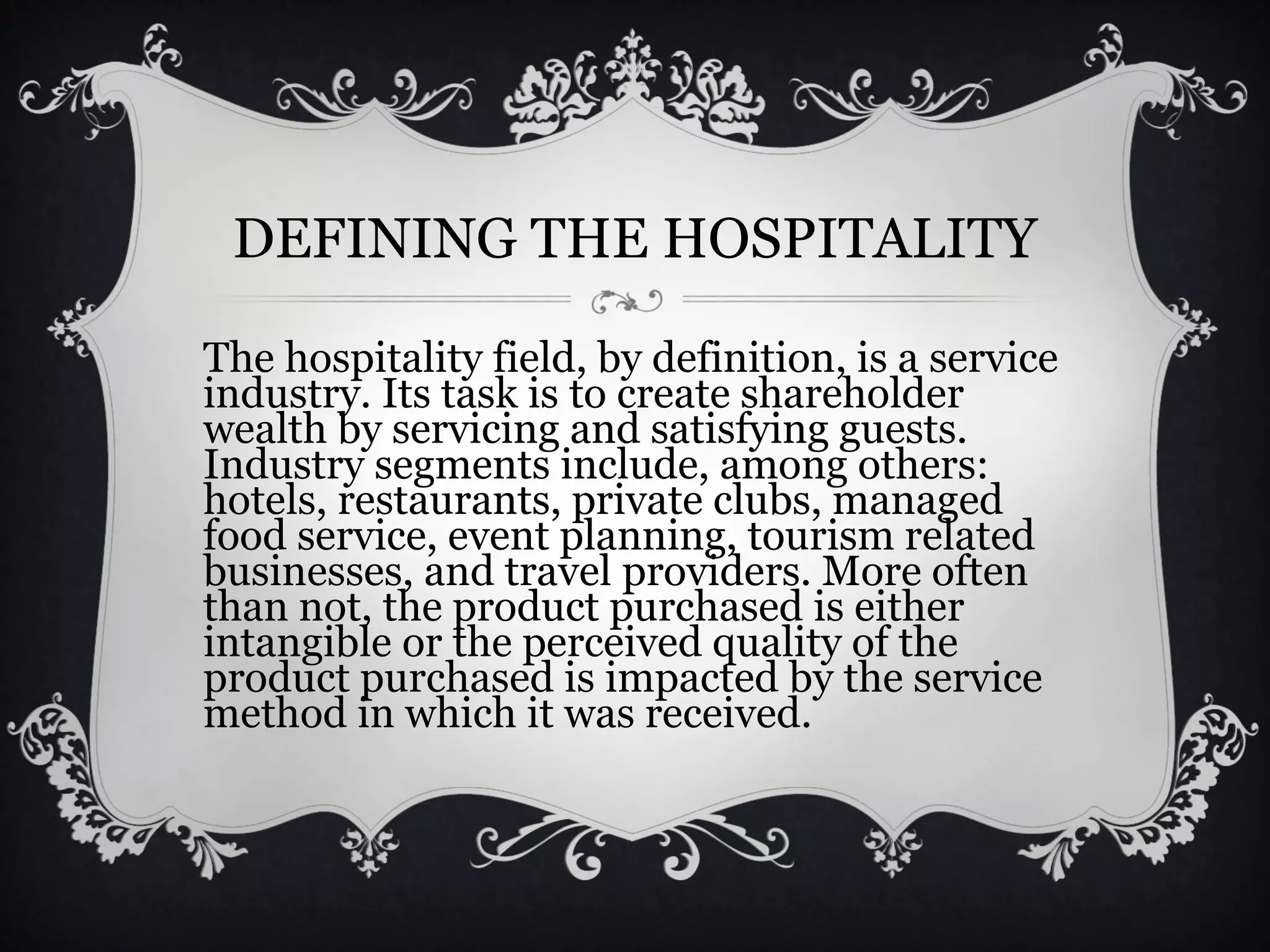 Hospitality management by saffron institute of hotel management | PPT ...