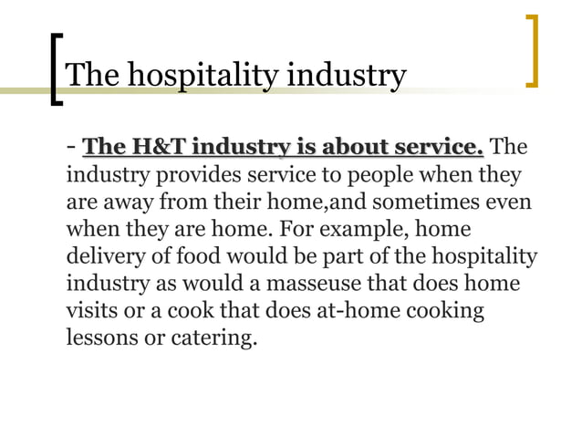 HOSPITALITY MANAGEMENT.pptx for hospitality | PPT