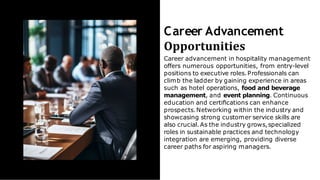 Jobs Opportunities in Hotel and Restaurant Management. | PPTX