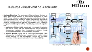 Hospitality Management Studies on Hilton | PPTX