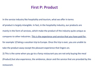 Hospitality marketing ppt | PPT
