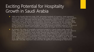 Hospitality Market in Saudi Arabia Poised for Significant Growth | PPTX