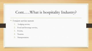 What is Hospitality operation management | PPTX