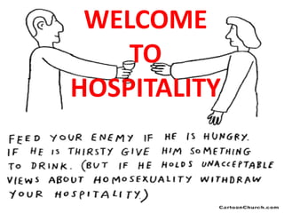 Hospitality - 3 different outlets | PPT