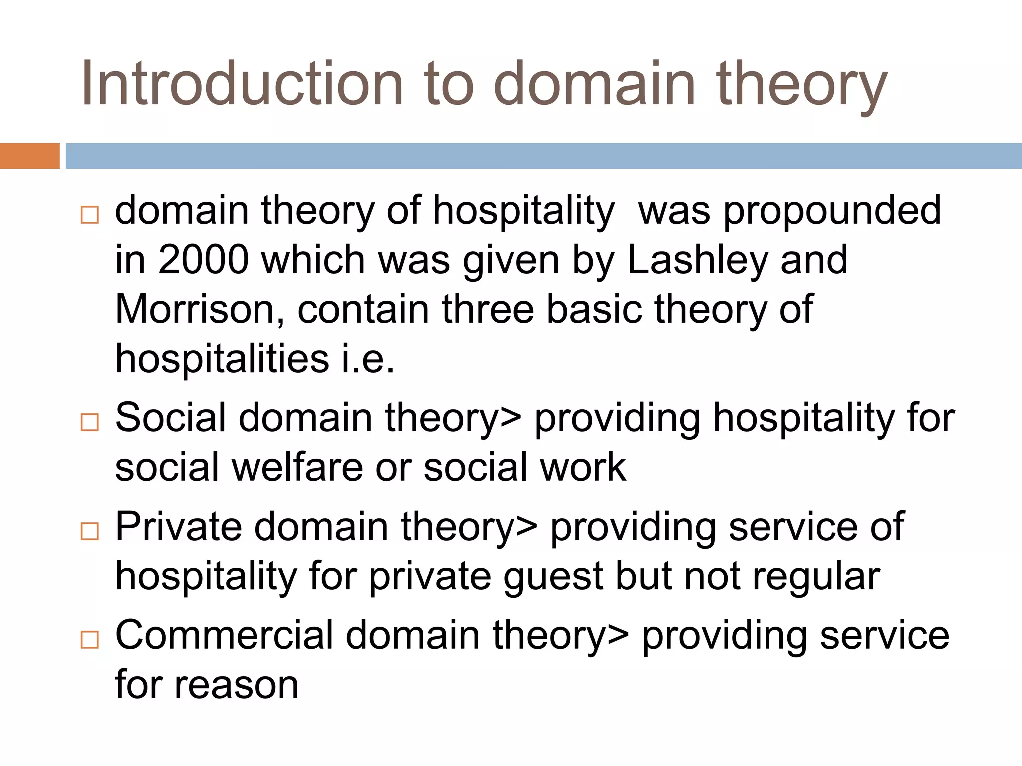 debate on three domain theory | PPT
