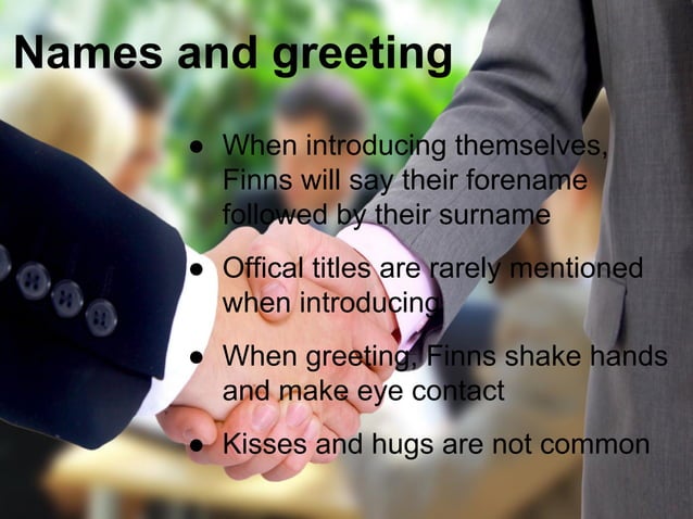 Hospitality rules in your countries – manners of conduct which are ...