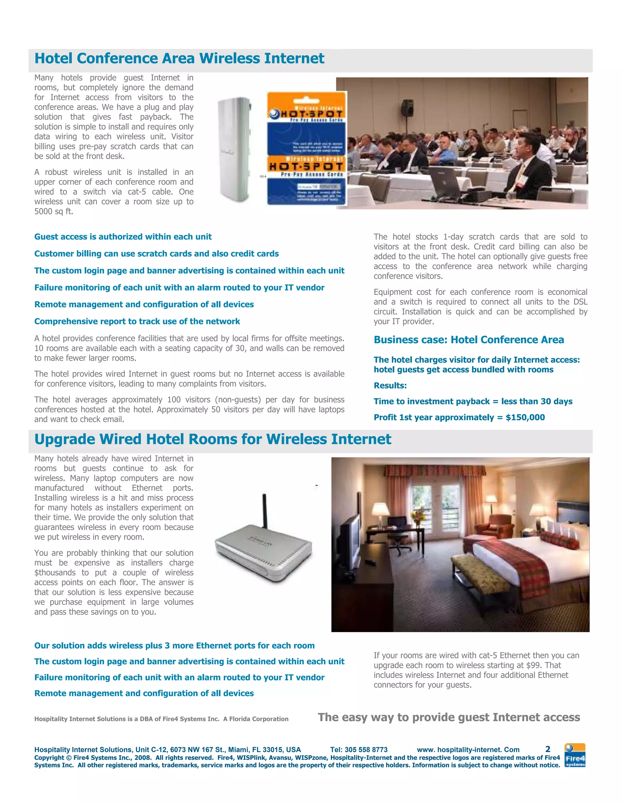 WiFi for the Hospitality Industry | PDF