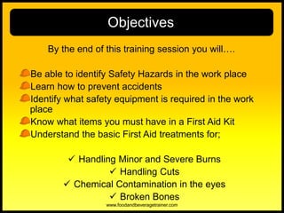 Workplace health and safety - hospitality | PDF