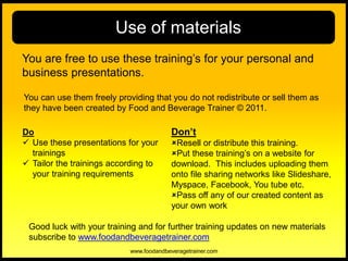 Workplace health and safety - hospitality | PDF