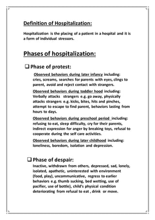Hospitalization | DOCX