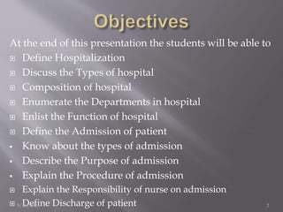Hospitalization | PPTX