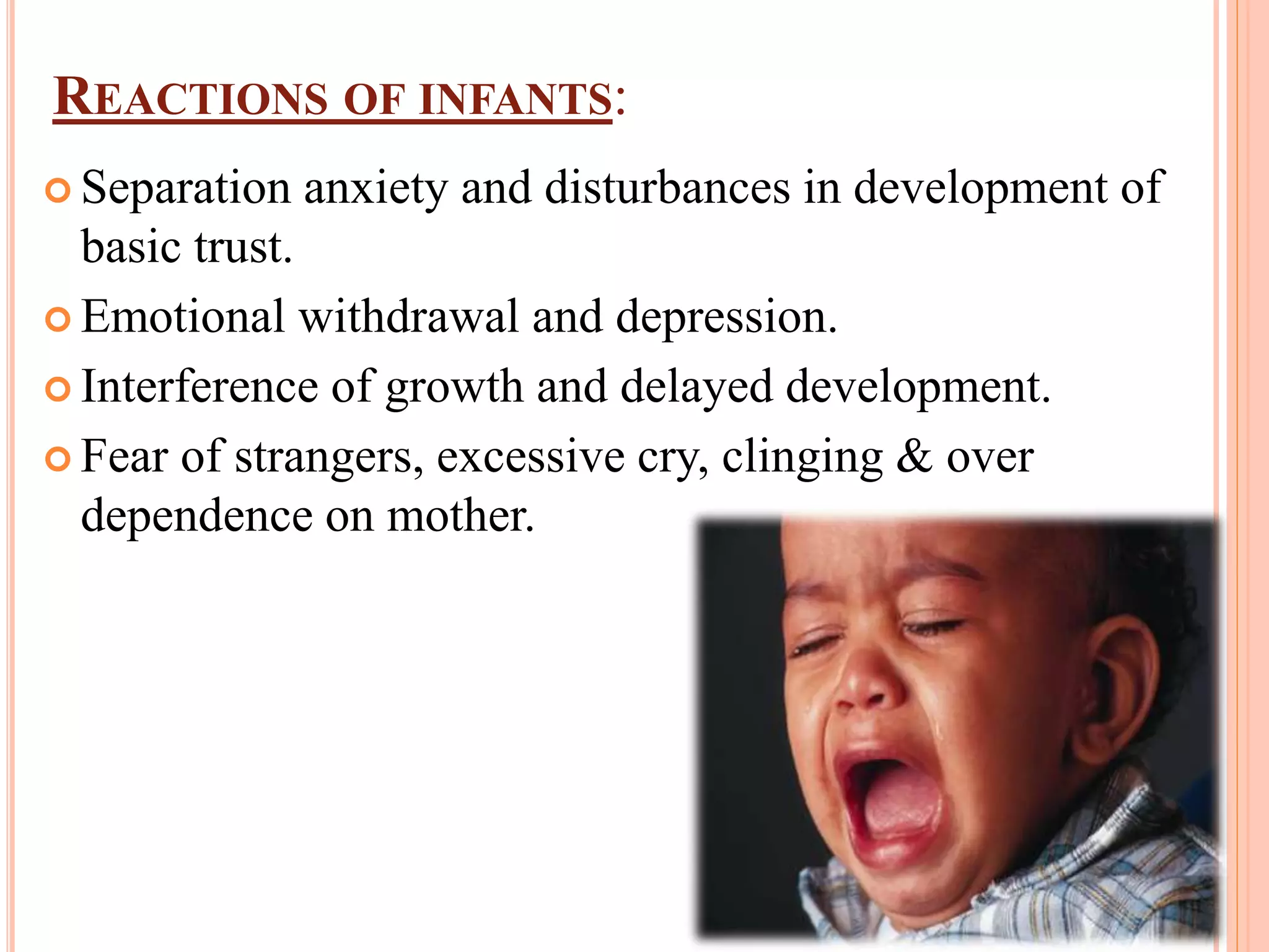HOSPITALIZATION: Effect on children and their parents | PPTX