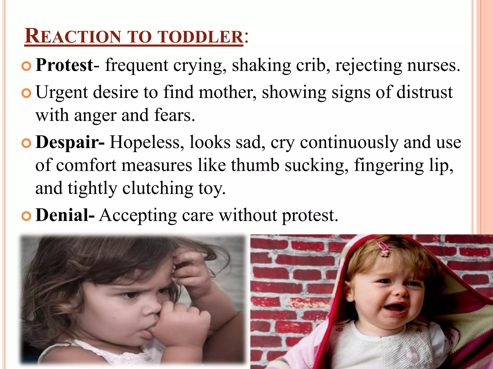 HOSPITALIZATION: Effect on children and their parents | PPTX