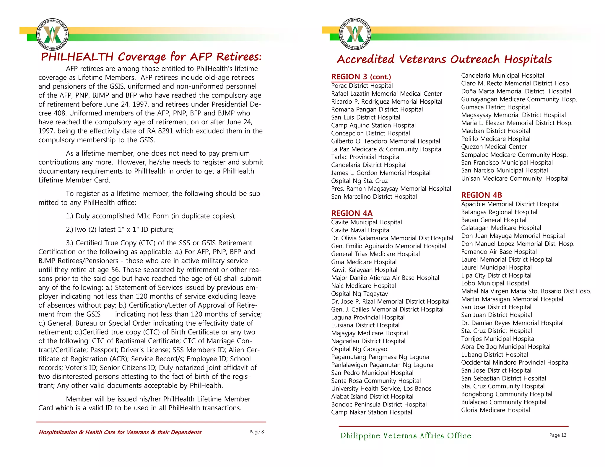 PVAO Veterans Hospitalization Program Primer | PDF