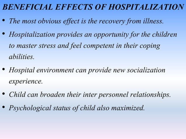 Hospitalized child | PPTX