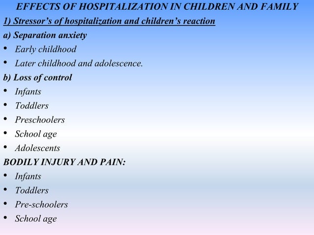 Hospitalized child | PPTX