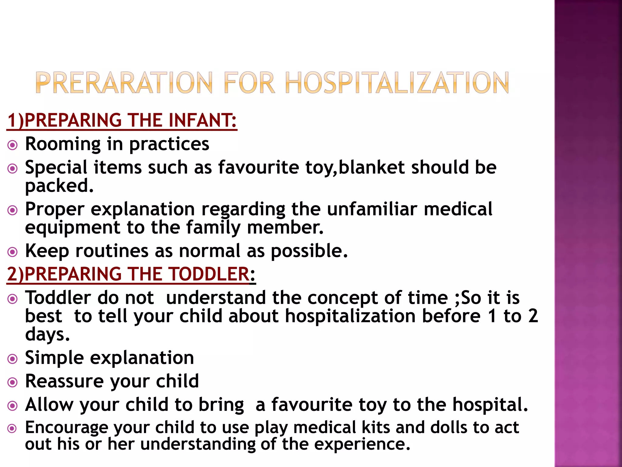 Hospitalized child | PPTX
