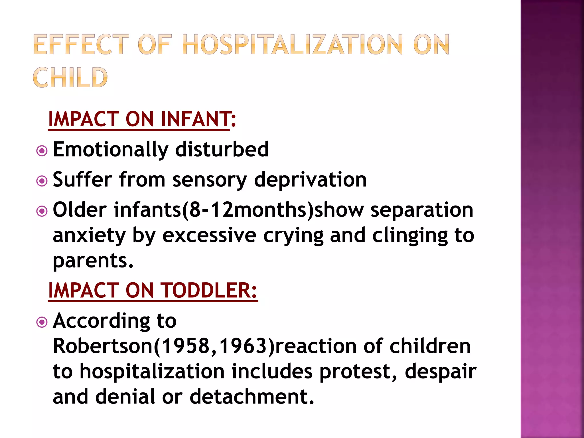Hospitalized child | PPTX