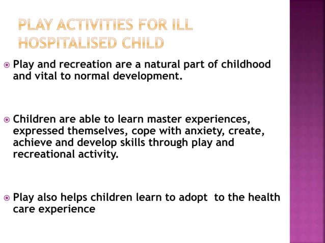 Hospitalized child | PPTX