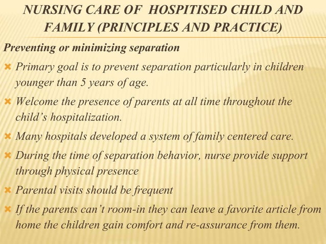 Hospitalized Child | PPTX