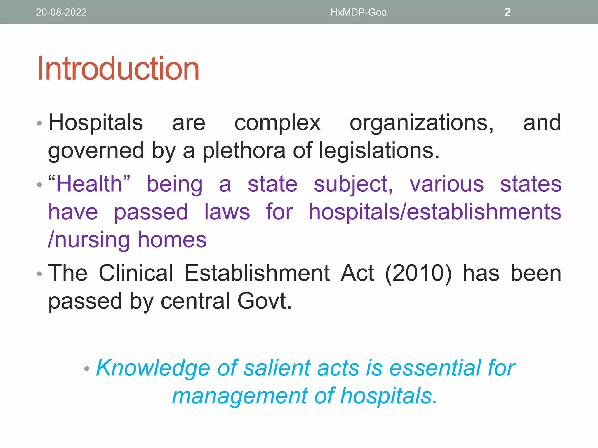hospital Laws basics.pptx