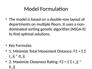 Hospital layout problema de optimización | PPTX