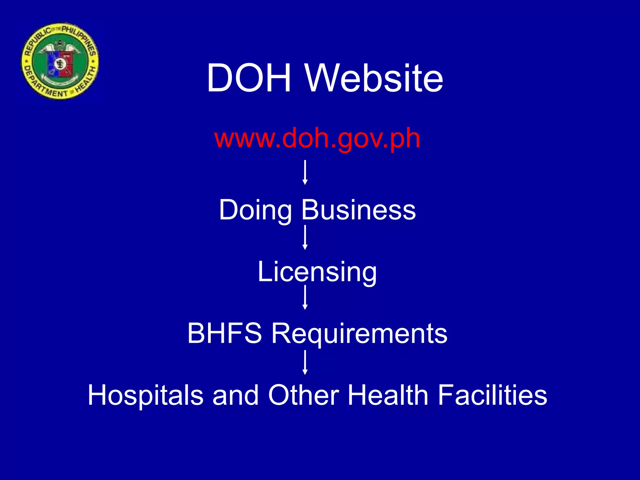 Hospital licensing process_and streamlining_nbl_upcph_revised_21 ...