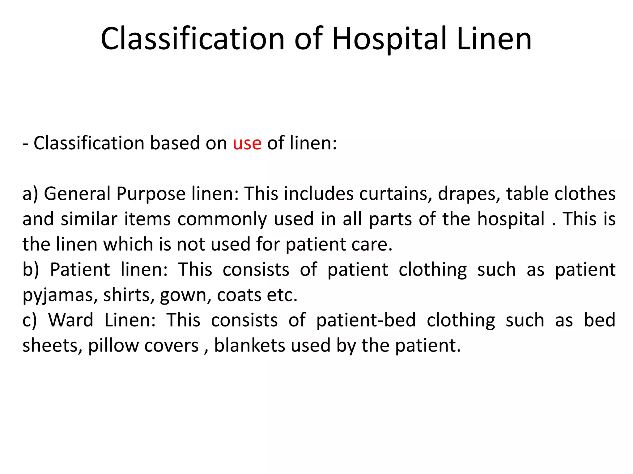 Hospital Linen and Laundry Services | PPTX