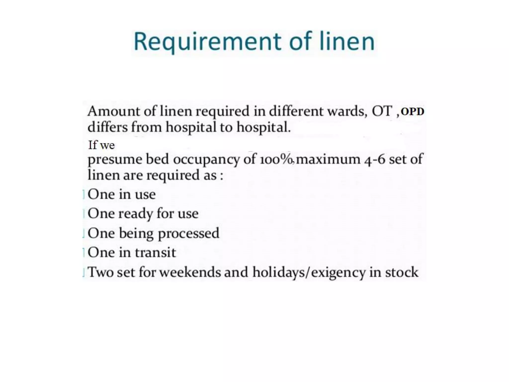 Hospital Linen and Laundry Services | PPTX