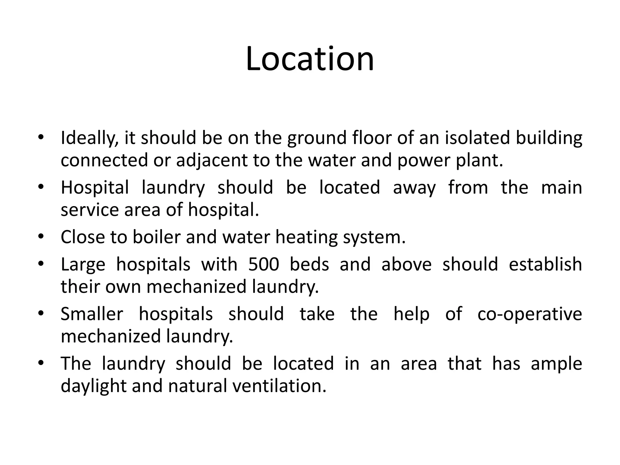 Hospital Linen and Laundry Services | PPTX