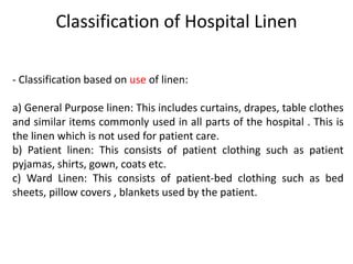 Hospital Linen and Laundry Services | PPTX