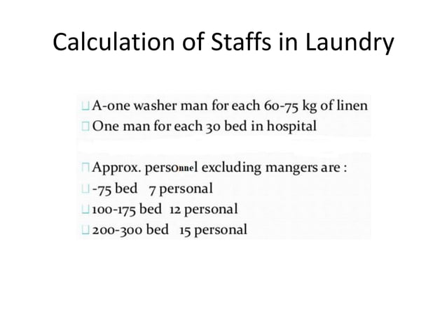 Hospital Linen and Laundry Services | PPTX