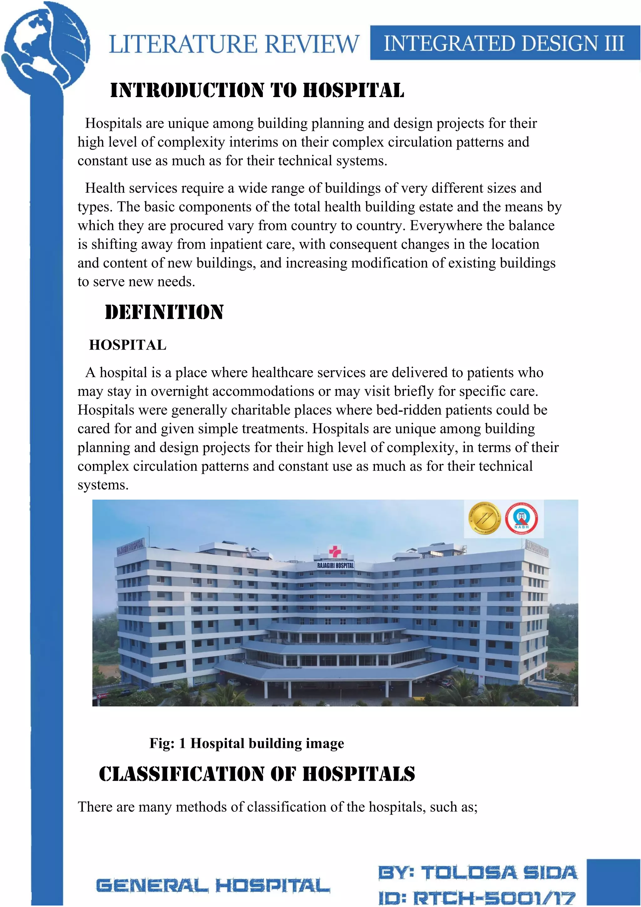 Hospital literature | PDF