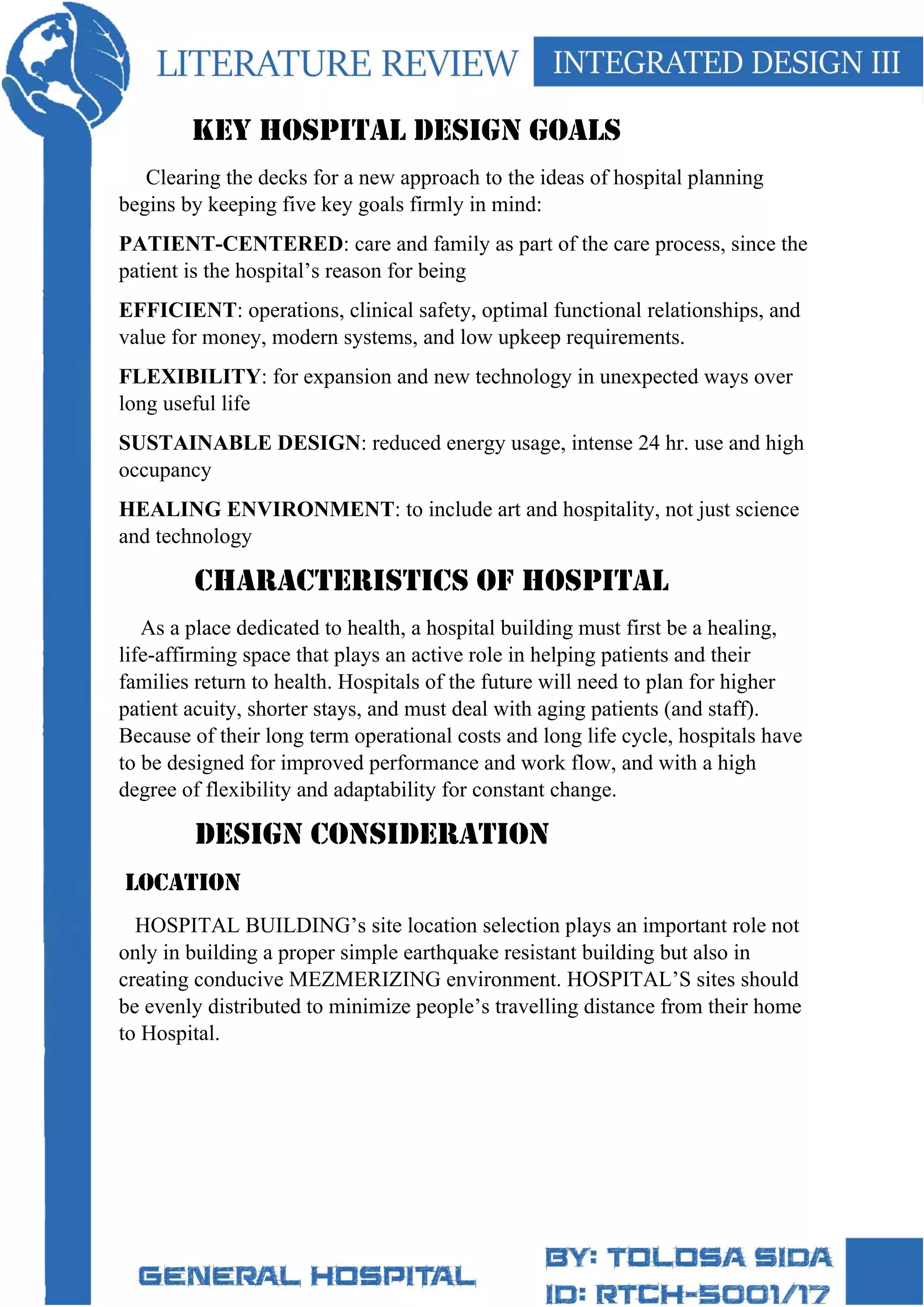 Hospital literature | PDF