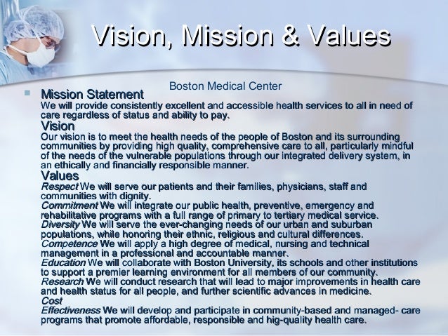 Home Health Mission Statement Examples