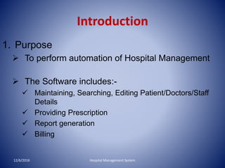 Hospital management | PPTX
