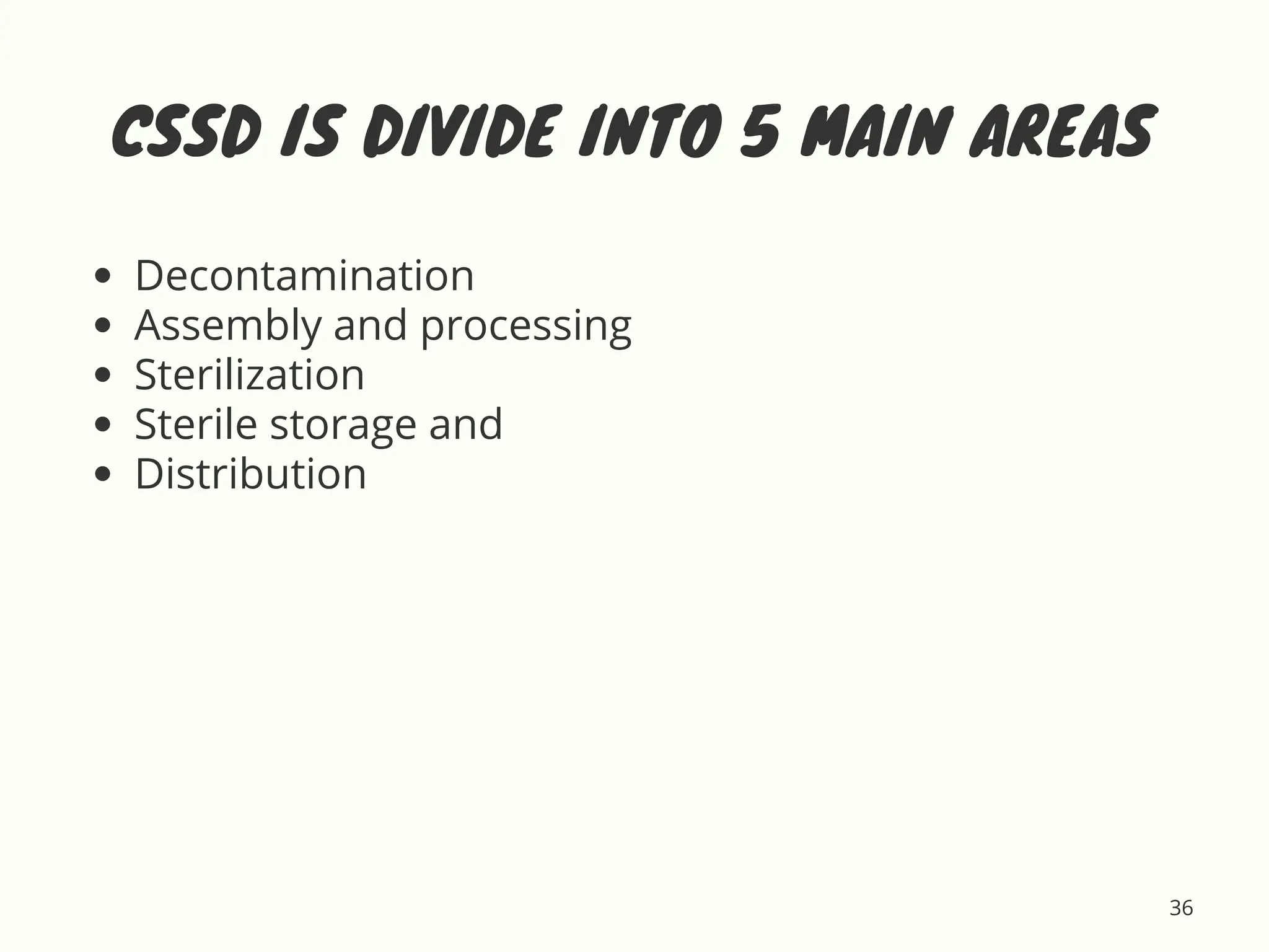 Hospital Management - CSSD, OR, ICU.pdf.. | PPT