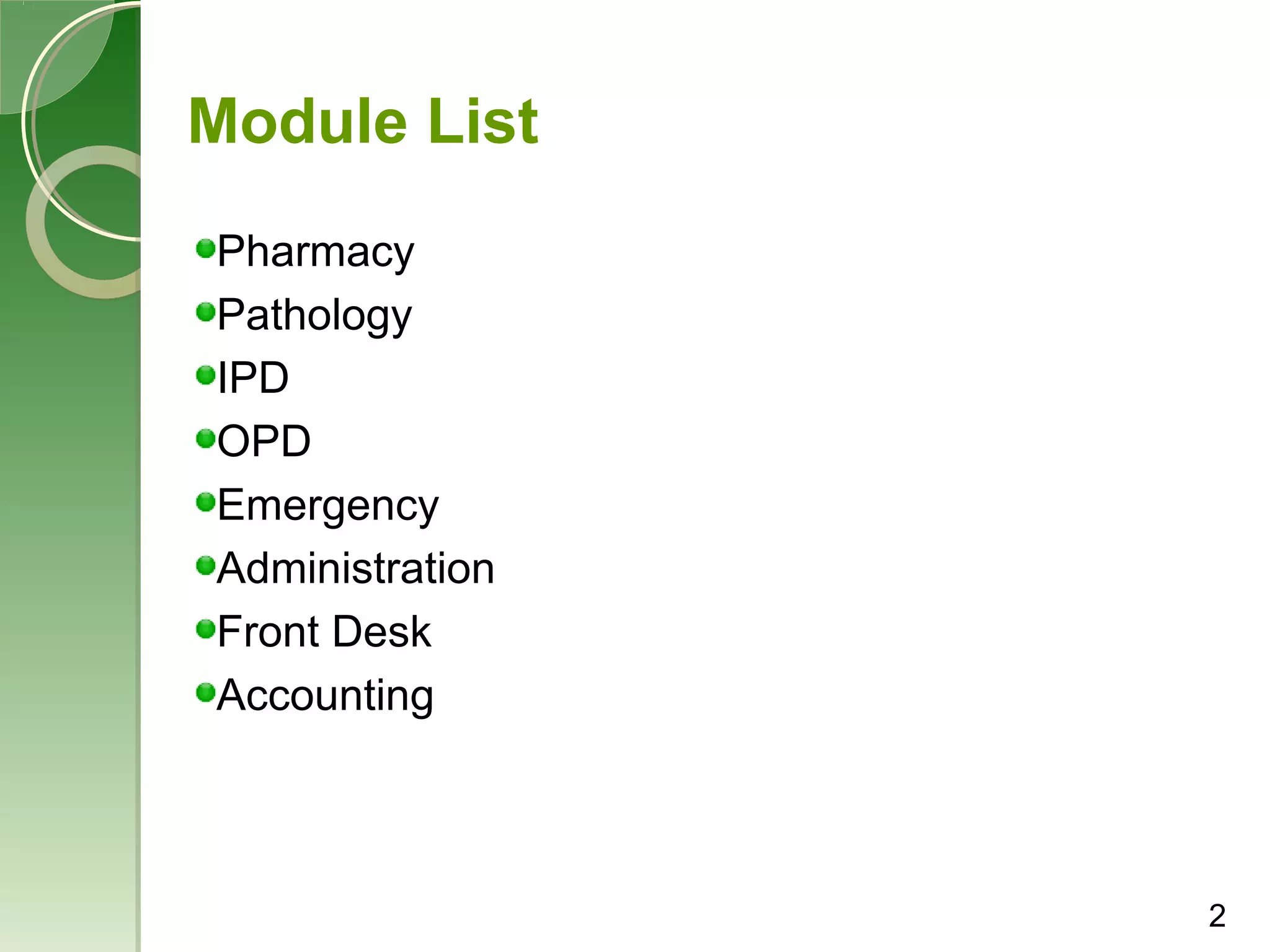 Hospital Management System | PPT