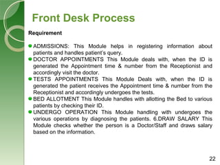 Hospital Management System | PPT