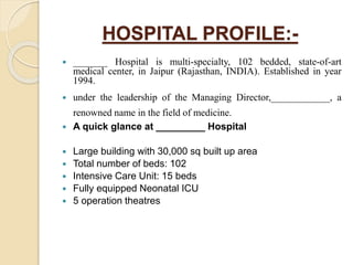 Hospital management project | PPT