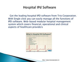 Hospital management software | PPTX