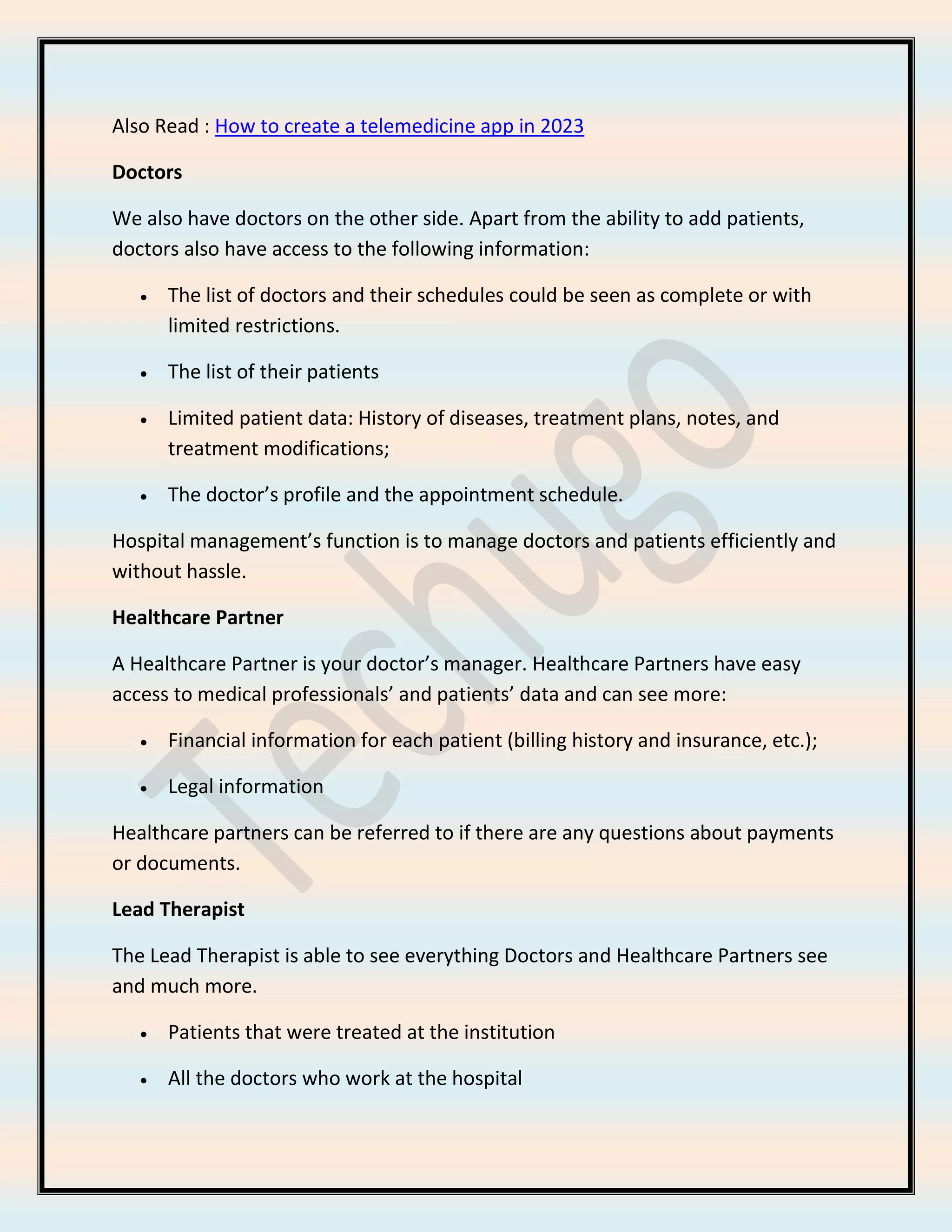 Hospital management software development. | PDF | Operating Systems ...