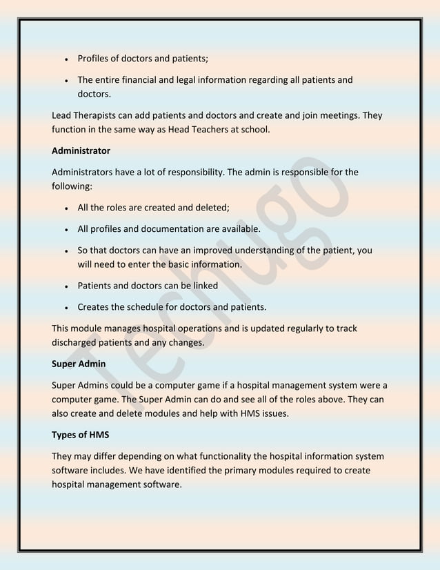Hospital management software development. | PDF | Operating Systems | Computer Software and ...