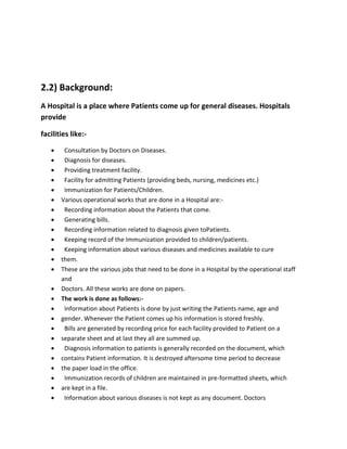 Hospital management system | DOCX