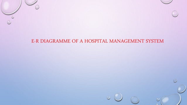 Hospital management system DBMS PROJECT USING APEX 5.04 | Databases ...