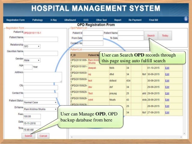 Hospital management system