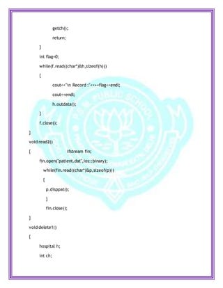 Hospital management system | DOCX