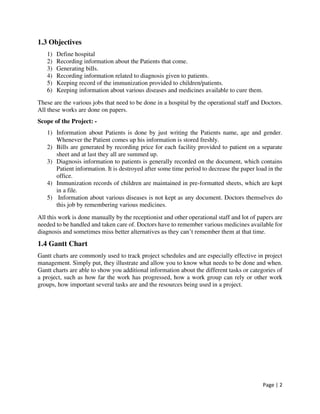 Hospital Management System SRS for software | PDF