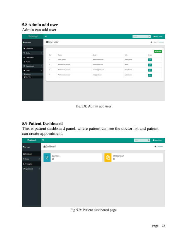 Hospital Management System SRS for software | PDF